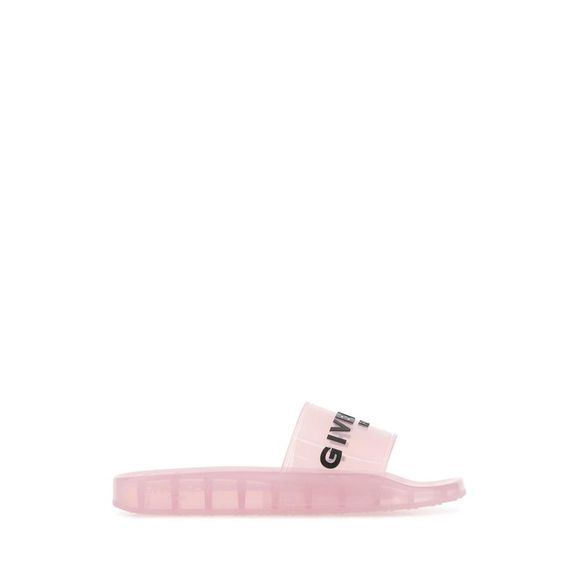 Givenchy | Shoes | Givenchy Pink Rubber Slide Slippers | Poshmark